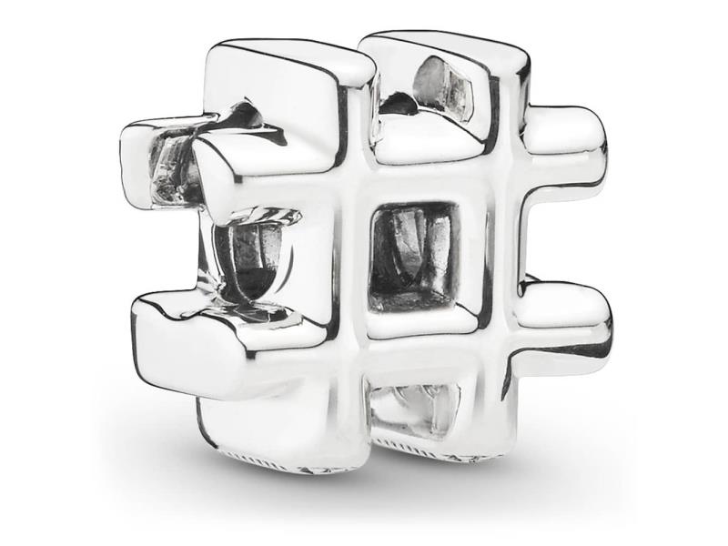 Pandora - Charm Simbolo Hashtag art. 79128